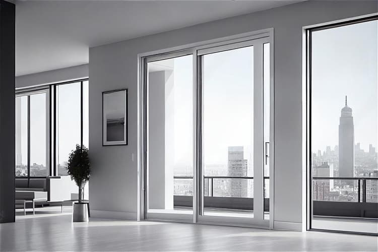 Upvc balcony window